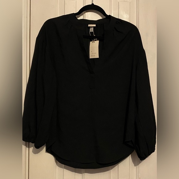 a new day | Tops | A New Day Pin Striped Blouse | Poshmark